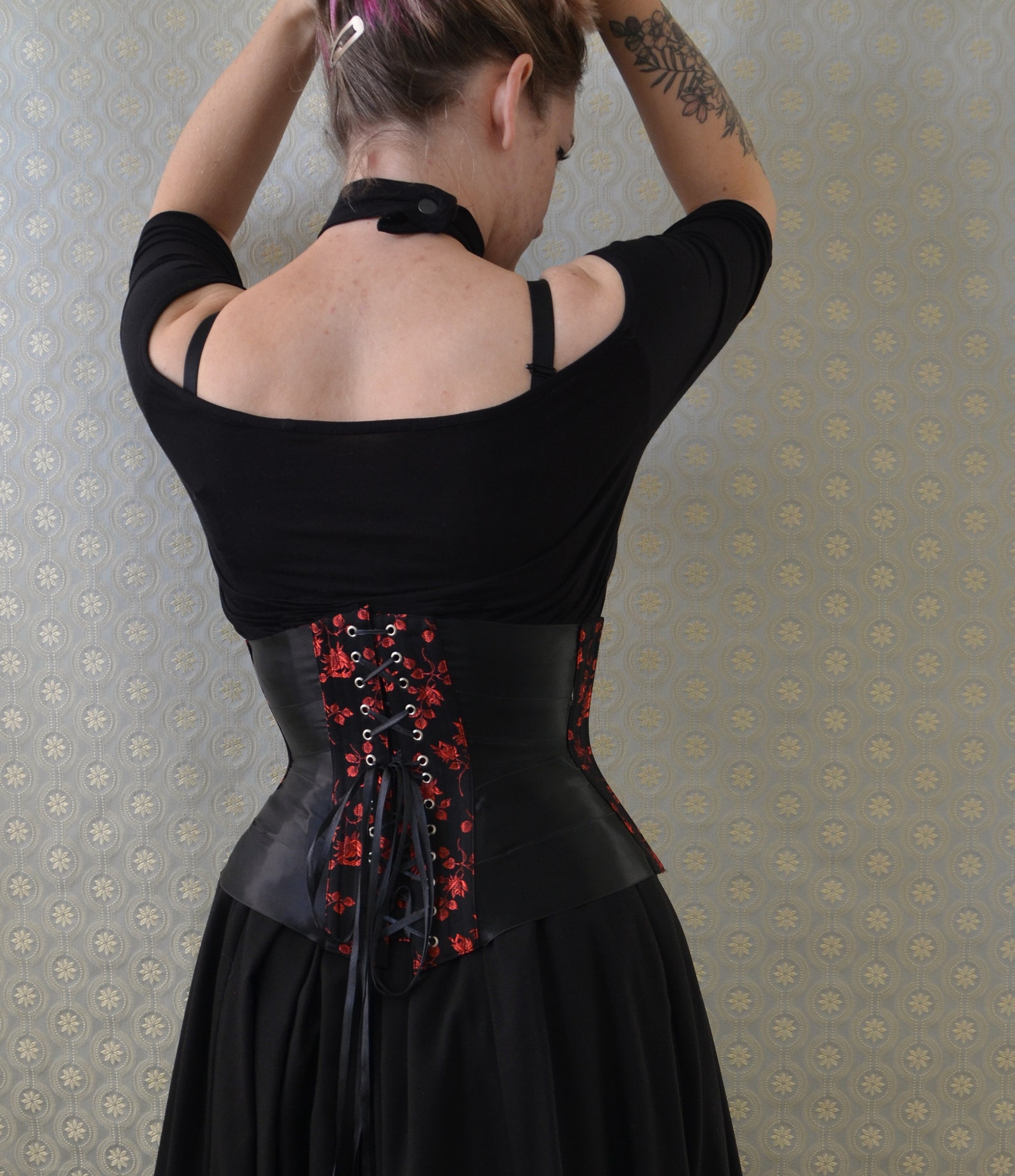 Made-to-measure Underbust Ribbon Corset. Great for Edwardian - Etsy