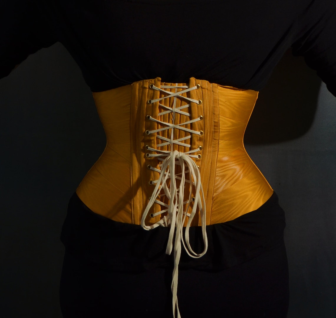 Made-to-measure Underbust Ribbon Corset. Great for Edwardian - Etsy