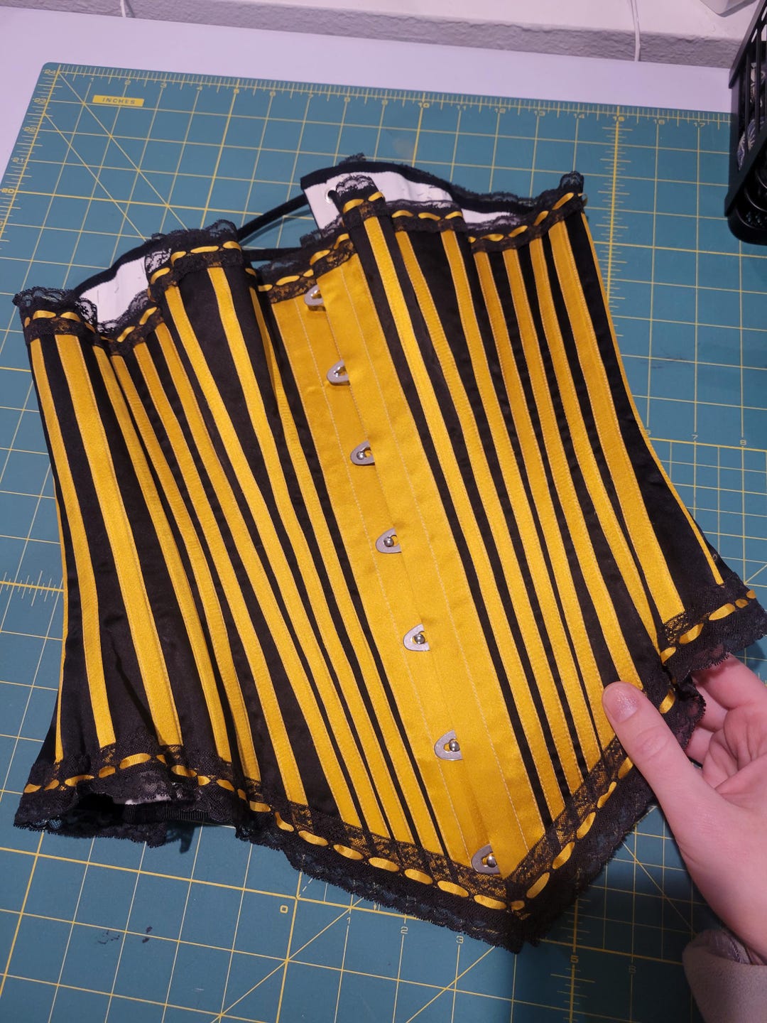 Silk Satin and Cotton Twill 1886 Replica Victorian Riding Corset. Size ...