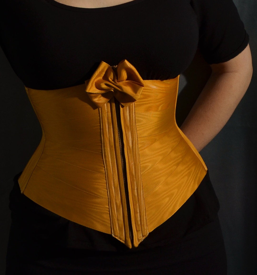 Made-to-measure Underbust Ribbon Corset. Great for Edwardian or ...