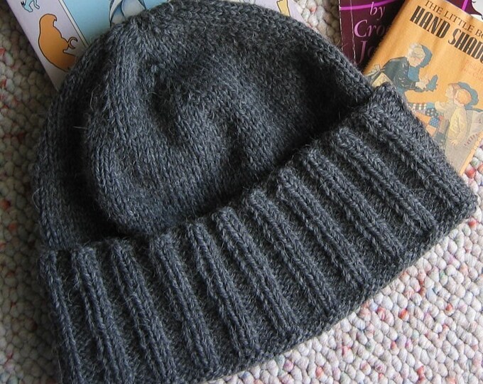 New York-- A Guy's Wool Hat Knitting Pattern ONLINE DOWNLOAD - Etsy