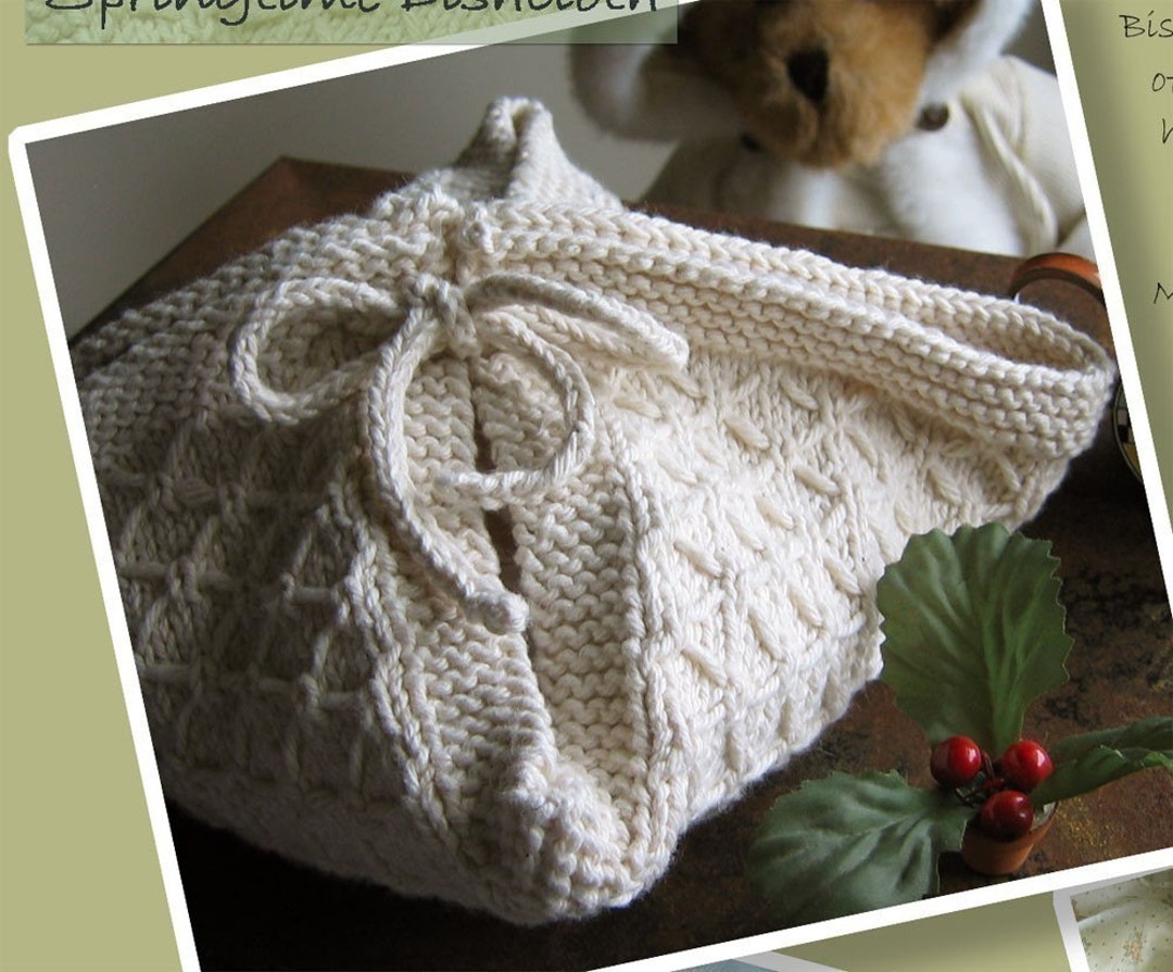 Biscuit Blanket (TM) and Springtime Dish Cloth Knitting Patterns ONLINE ...