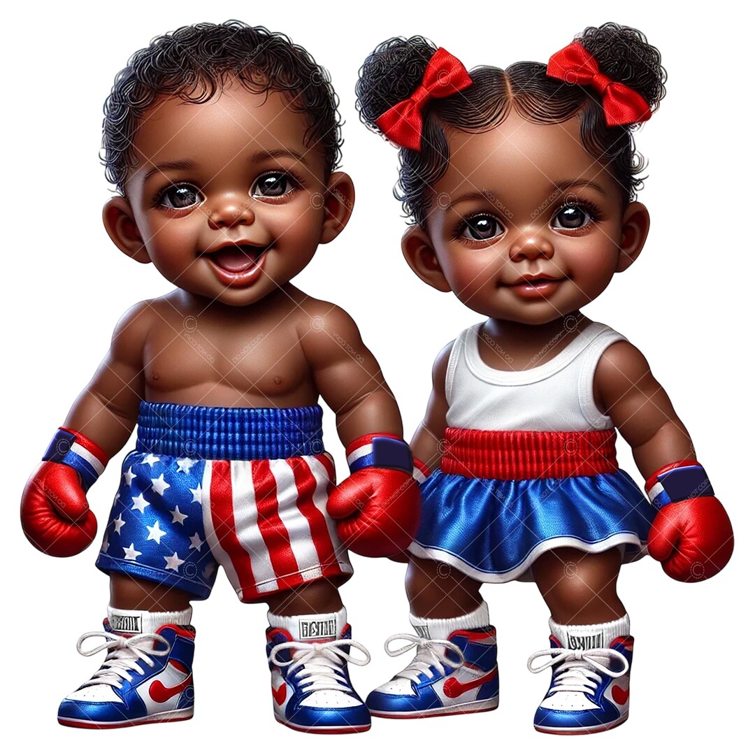 Boxing Baby Clipart | Boxing Gender Reveal Clipart | Gender Reveal ...
