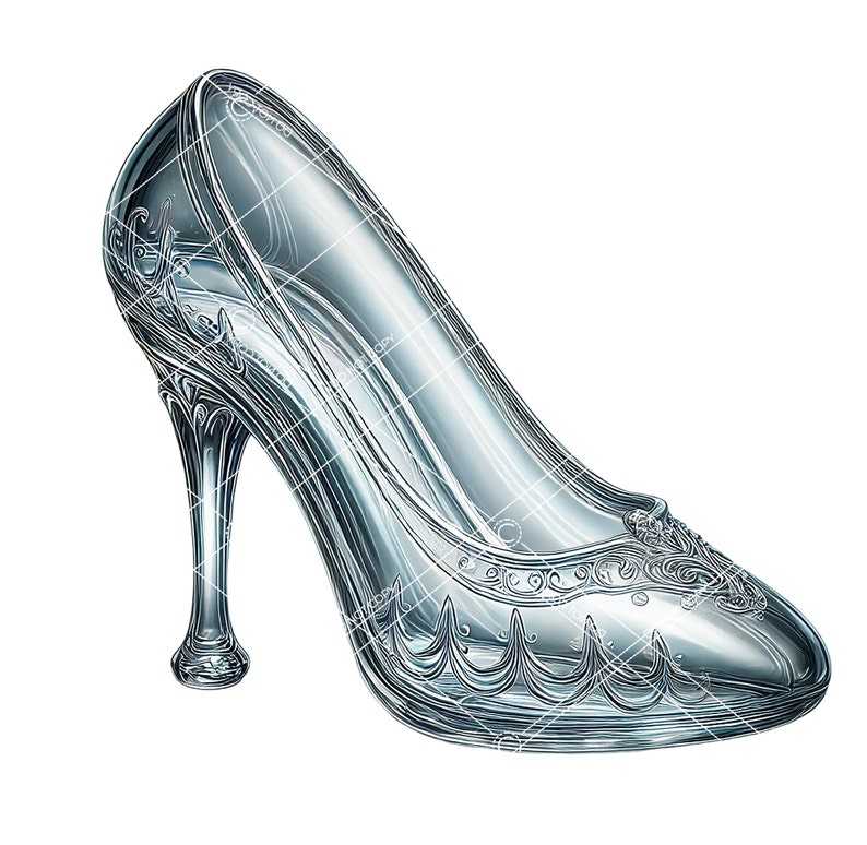 Glass Slipper Clipart,princess Glass Slipper Clipart,princess Clipart ...