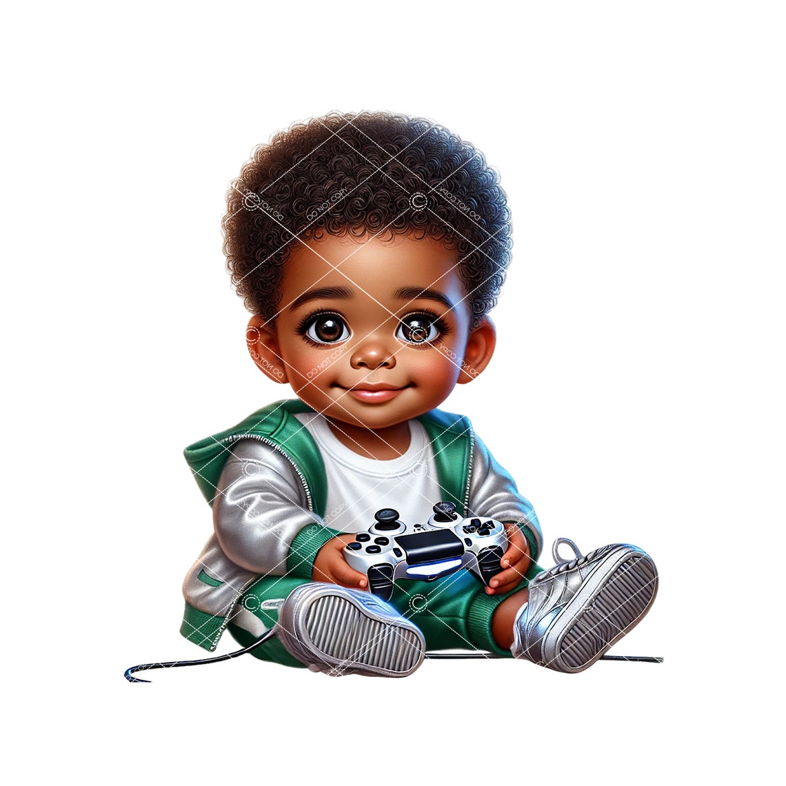 Gamer Baby Boy Clipart,gamer Clipart,baby Gamer,baby Boy Gamer,african ...