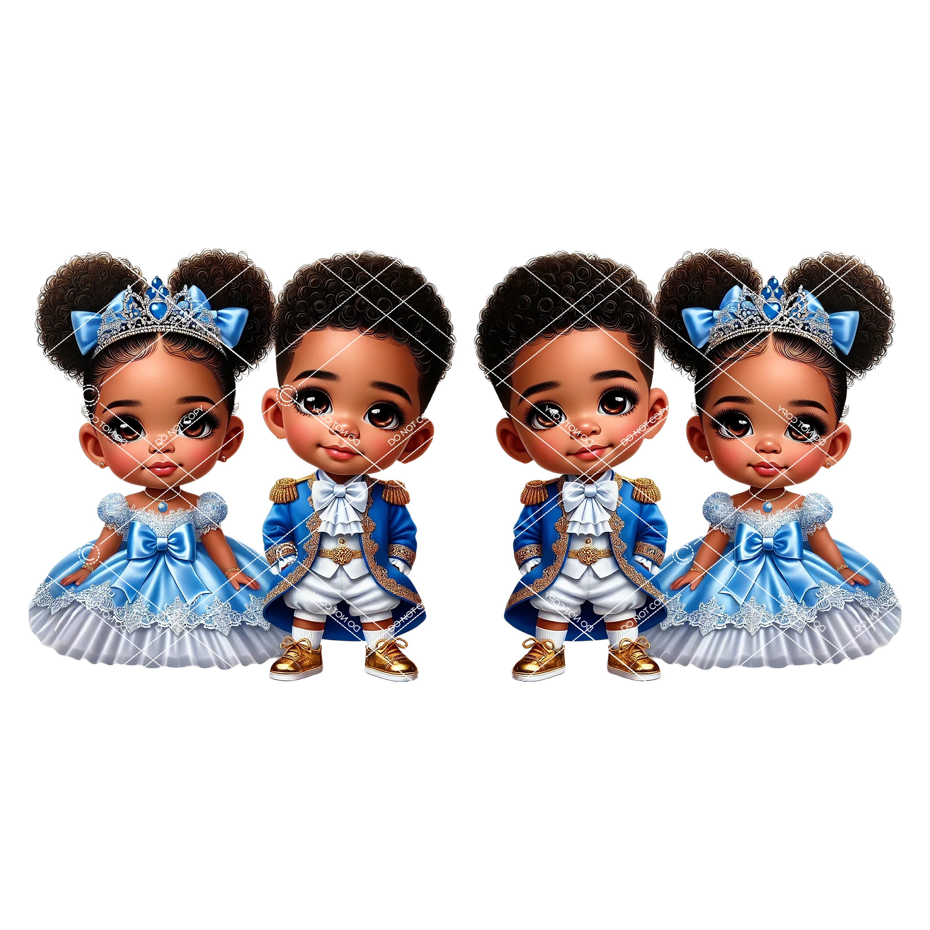 African American Prince Princess Clipart,afro Princess,afro Prince ...