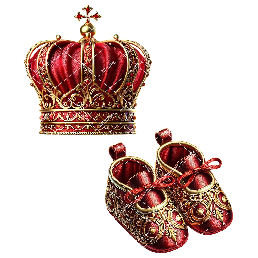 Red Gold Prince,red Gold Prince Baby Shower,prince Baby Shower Clipart ...