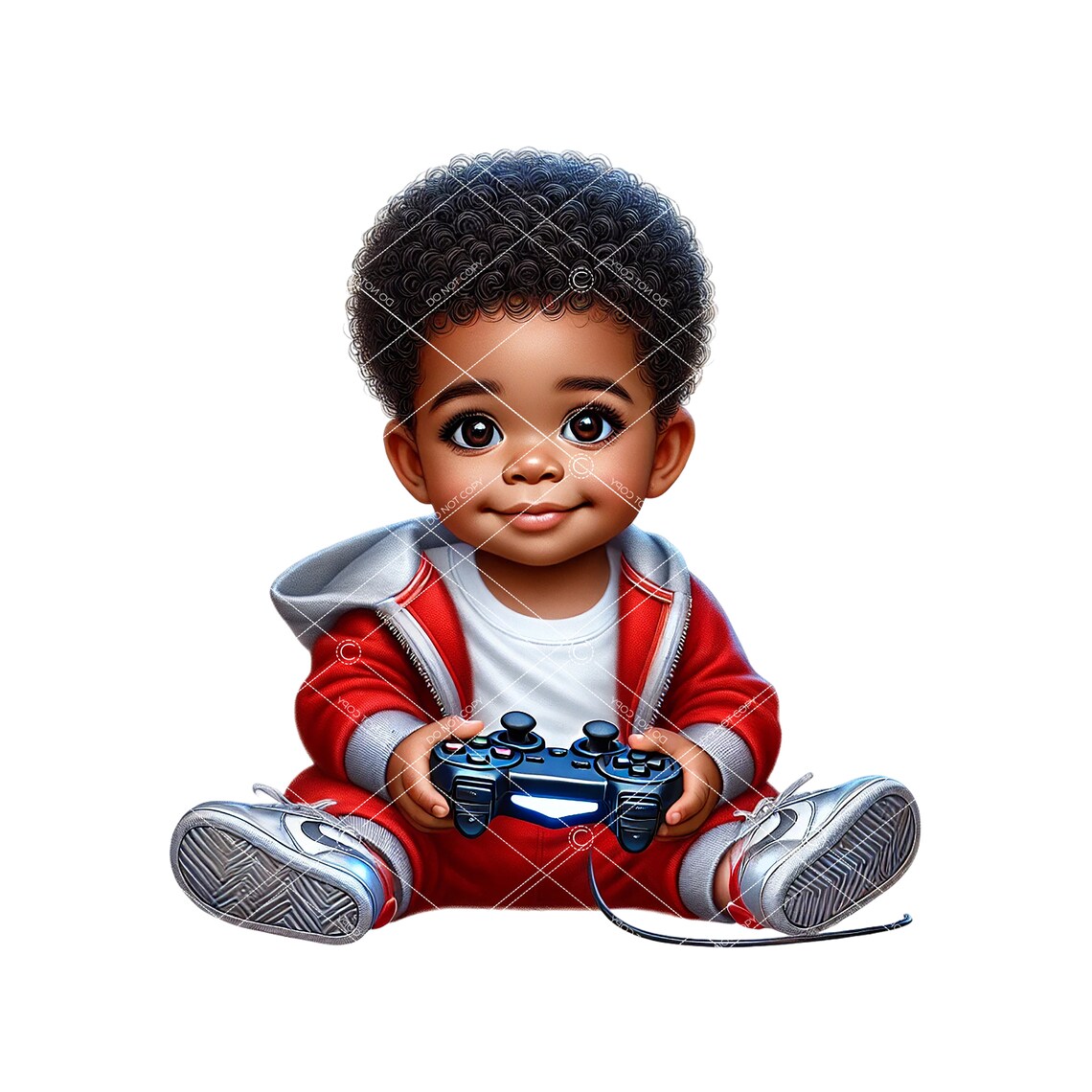 Gamer Baby Boy Clipart,gamer Clipart,baby Gamer,baby Boy Gamer,african ...