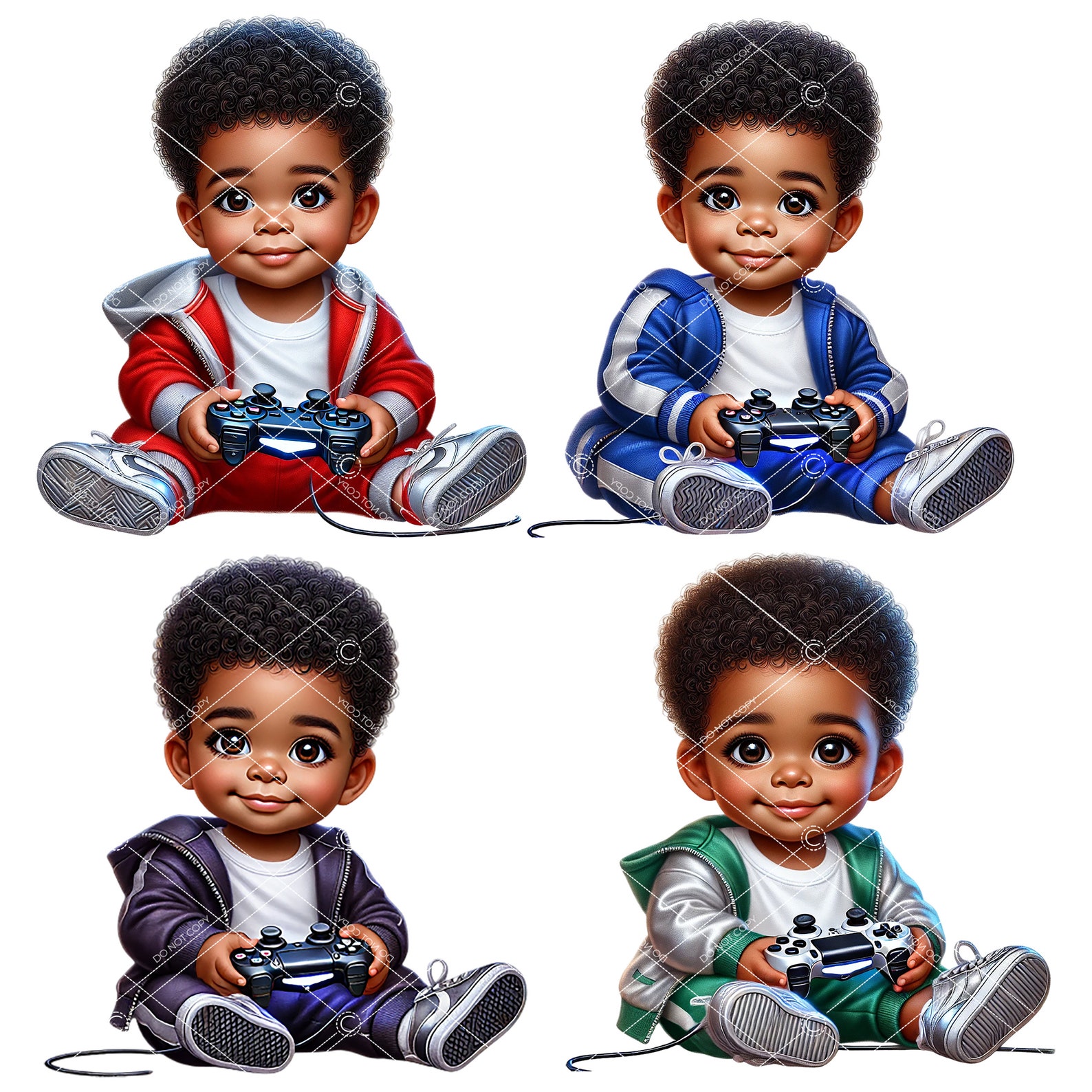 Gamer Baby Boy Clipart,gamer Clipart,baby Gamer,baby Boy Gamer,african ...