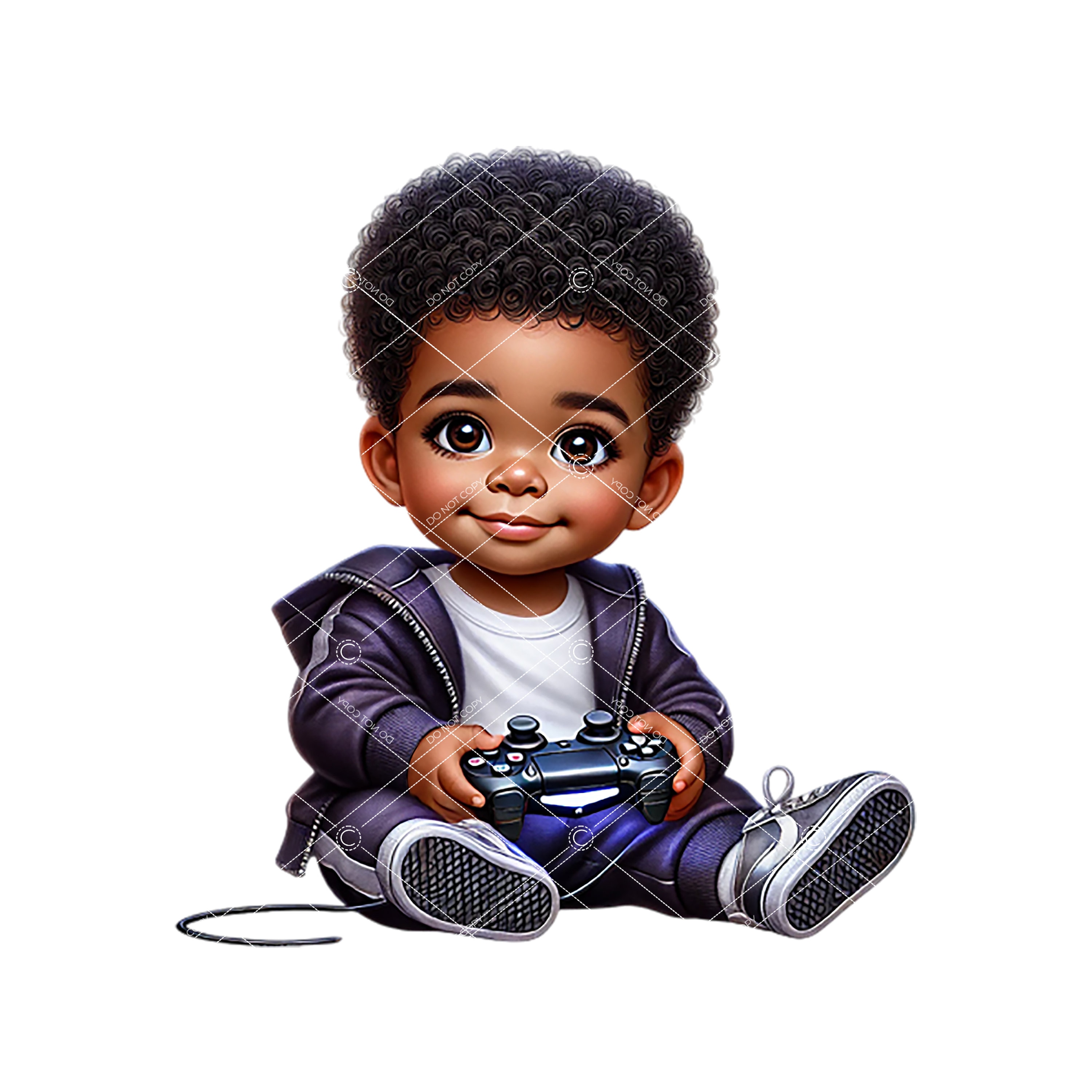 Gamer Baby Boy Clipart,gamer Clipart,baby Gamer,baby Boy Gamer,african ...