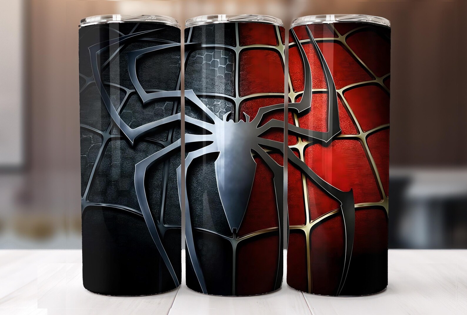 Spiderman Tumbler Wrap , 20 Oz Skinny Spider Man Tumbler Wrap, 20oz ...