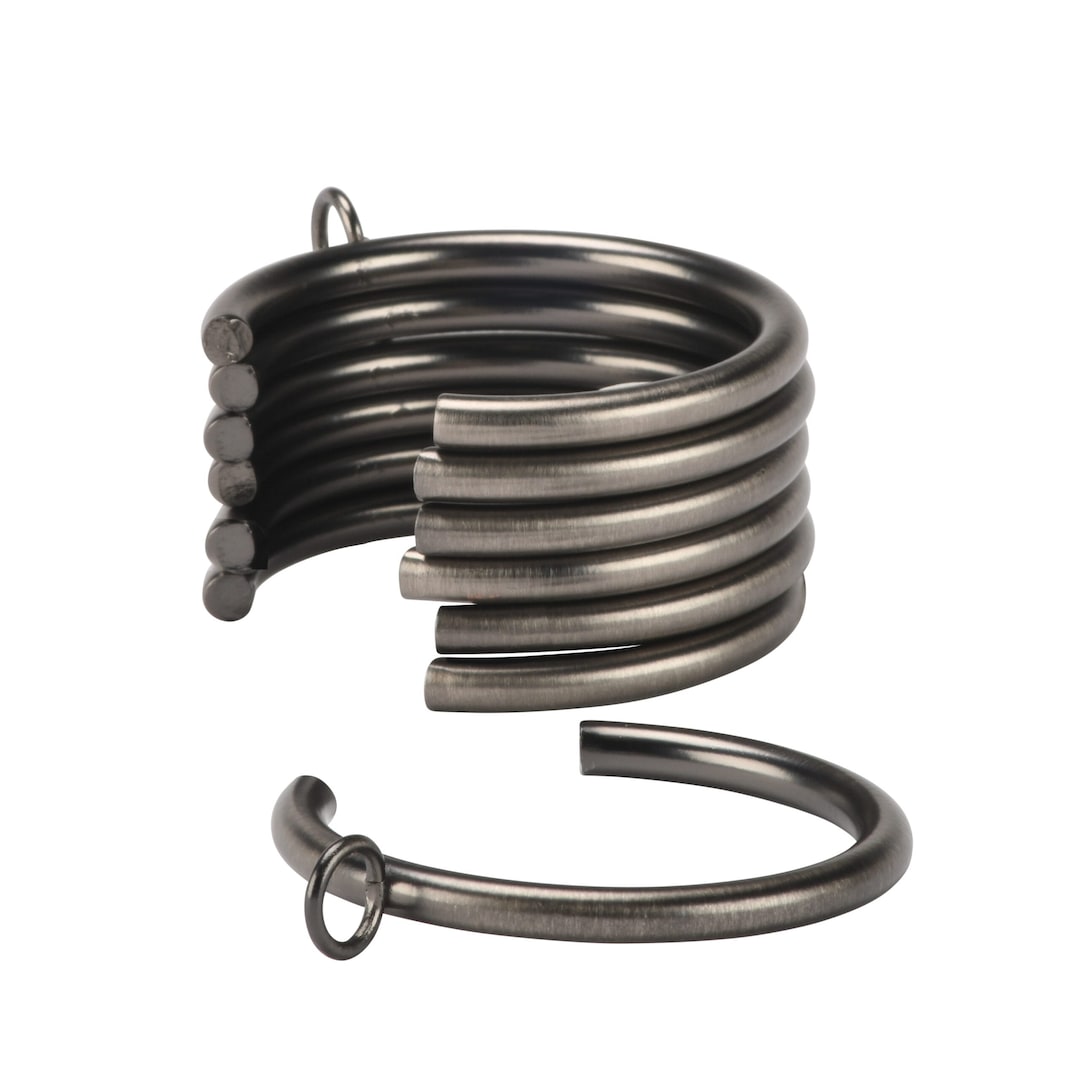 Designer Metal C Bypass Drapery Rings 1" or 1 3/8" - You Pick the ...