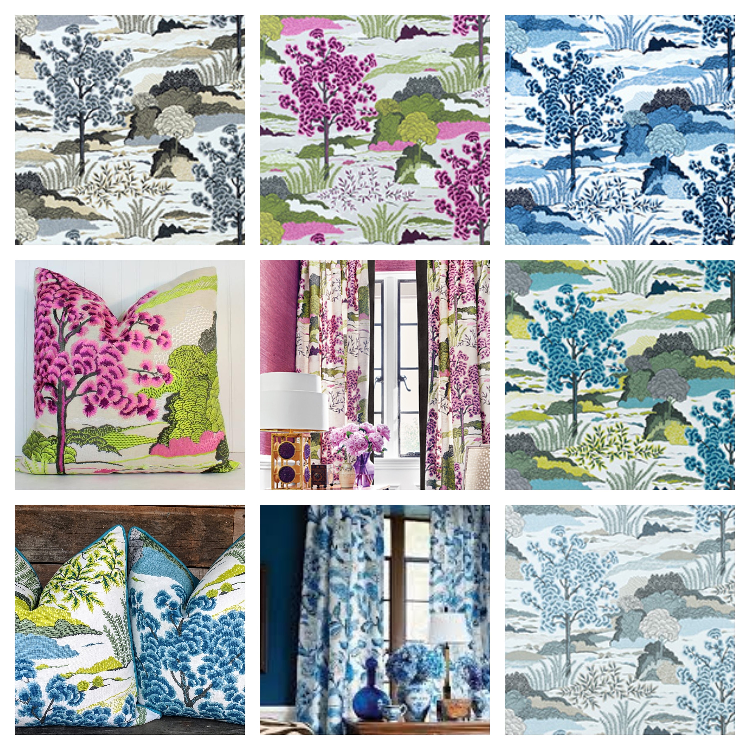 Designer Thibaut Daintree Fabric by the yard Other colors | Etsy