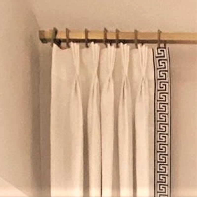 Greek Key Curtains - Etsy