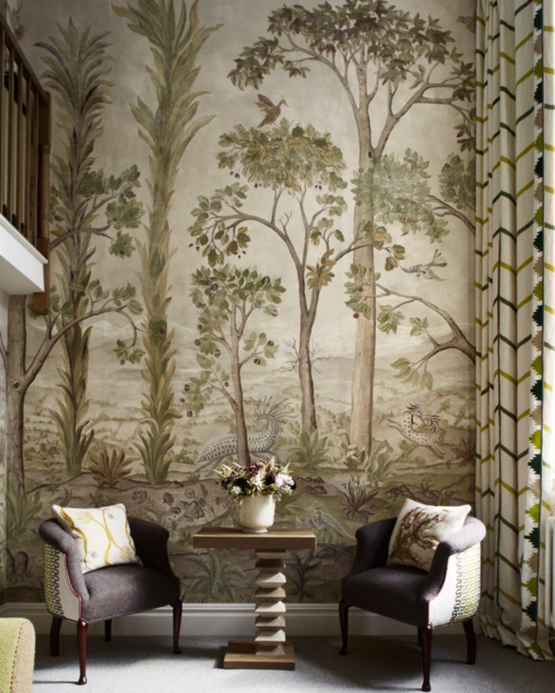 GP&J Tall Trees Mural Wallpaper (9 Metre Roll) (other Colors Available ...