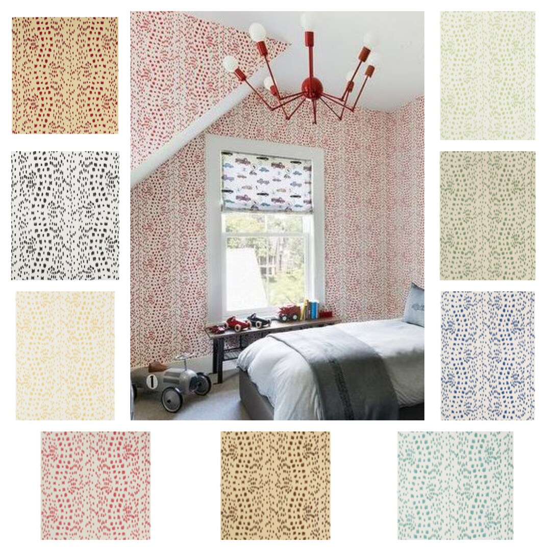 Brunschwig & Fils Les Touches Wallpaper packaged in Double Rolls other ...