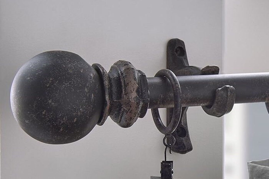 Kirsch Wrought Iron 1" Curtain Rod - Etsy