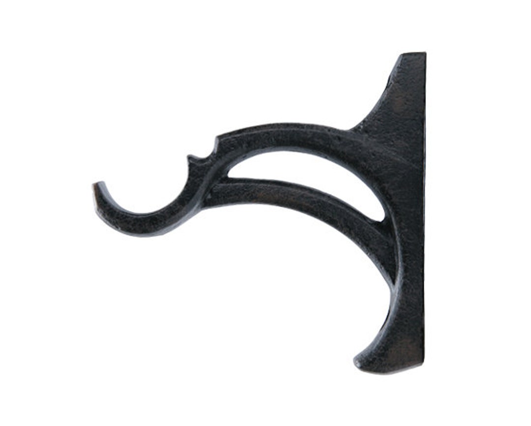 Wrought Iron Bypass Bracket for 1 Inch Rod You Pick the Finish - Etsy