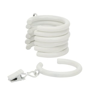 Wrought Iron Bypass Curtain Rings 1 Inch - Other Finishes Available - Etsy