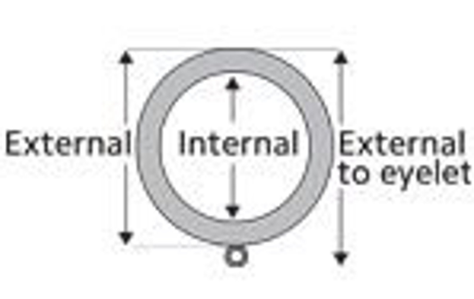 Wrought Iron Bypass Curtain Rings 1 Inch Other Finishes Available - Etsy