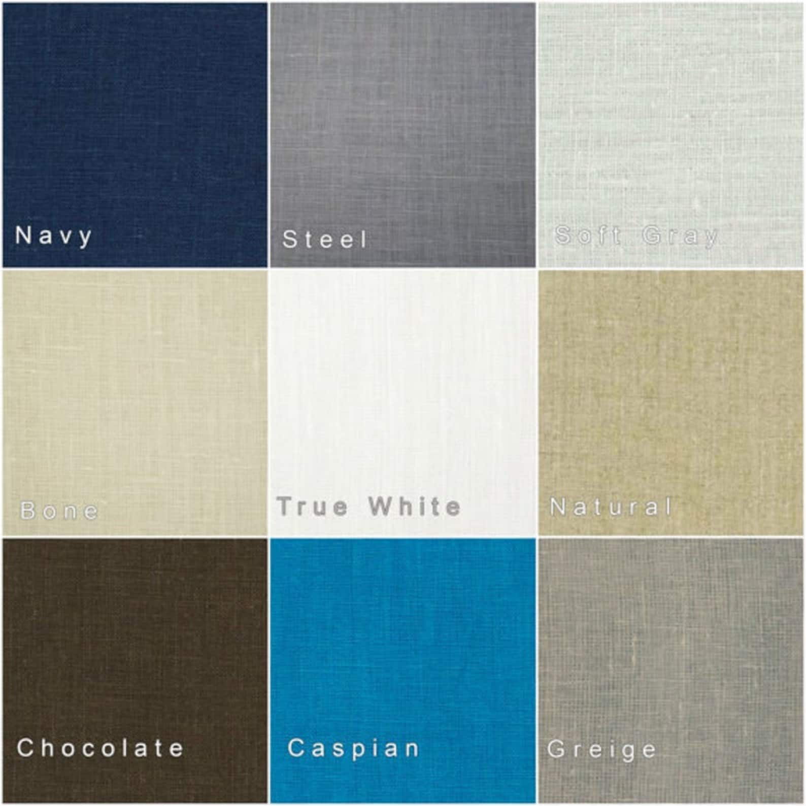 The Linen Greek Key Trim Drapes With Thermal Lining - Etsy