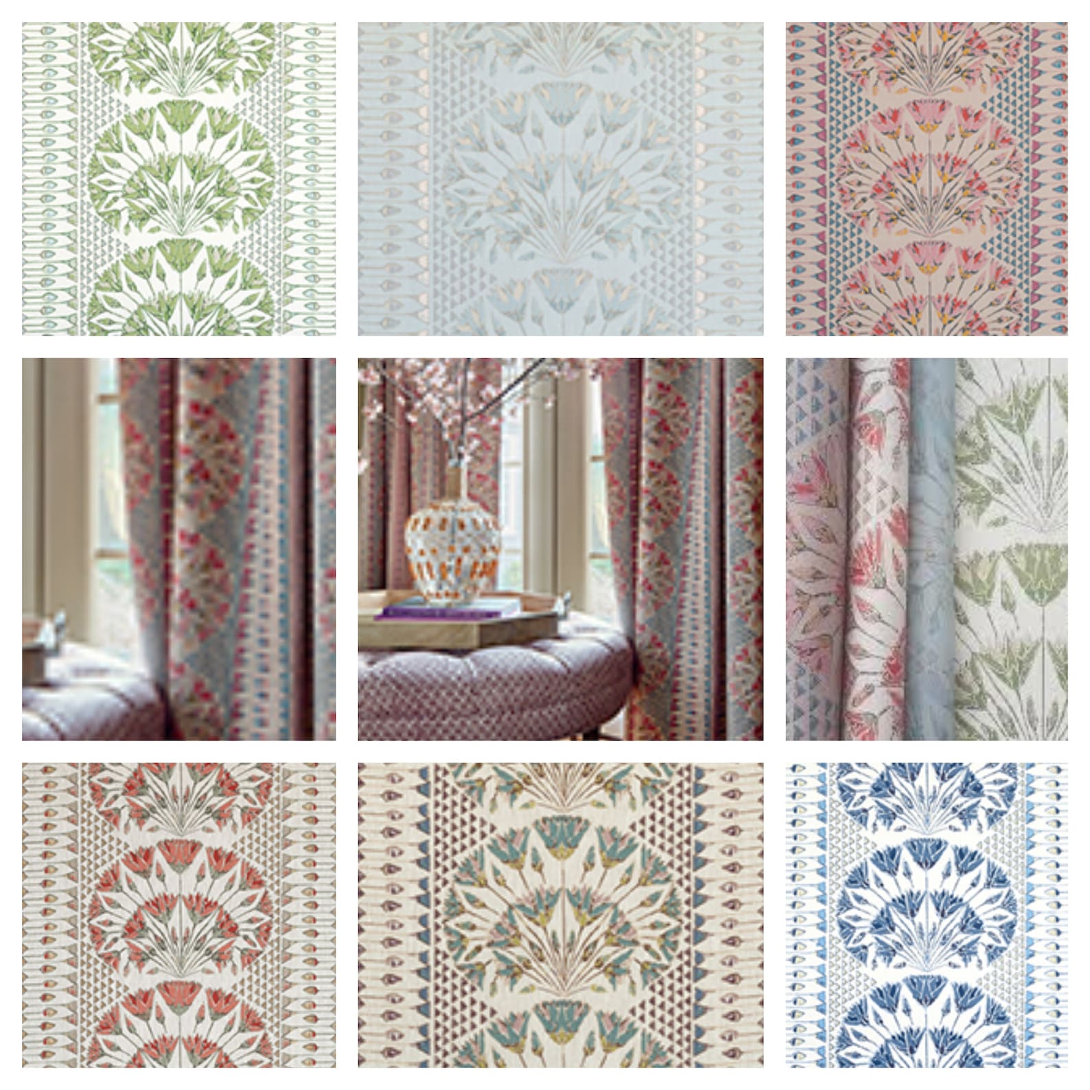 Custom Designer Thibaut Anna French Cairo Drapes You Pick the - Etsy