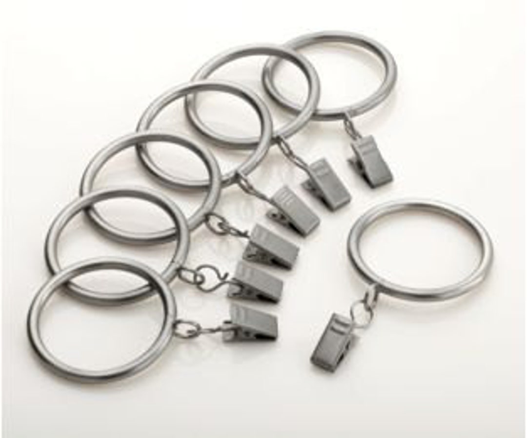 Designer Kirsch Metal Drapery Rings You Pick the Finish - Etsy