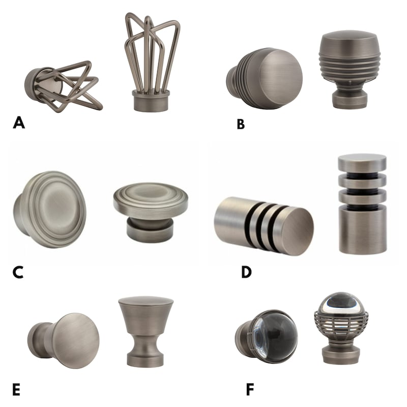 Curtain Rod End Cap 3/8 - Etsy