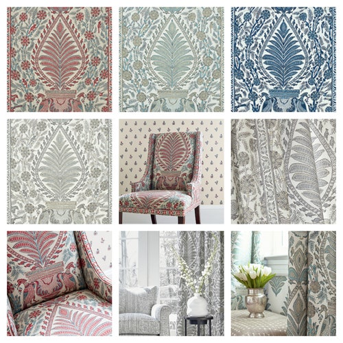 Custom Designer Thibaut Anna French Cairo Drapes You Pick the - Etsy