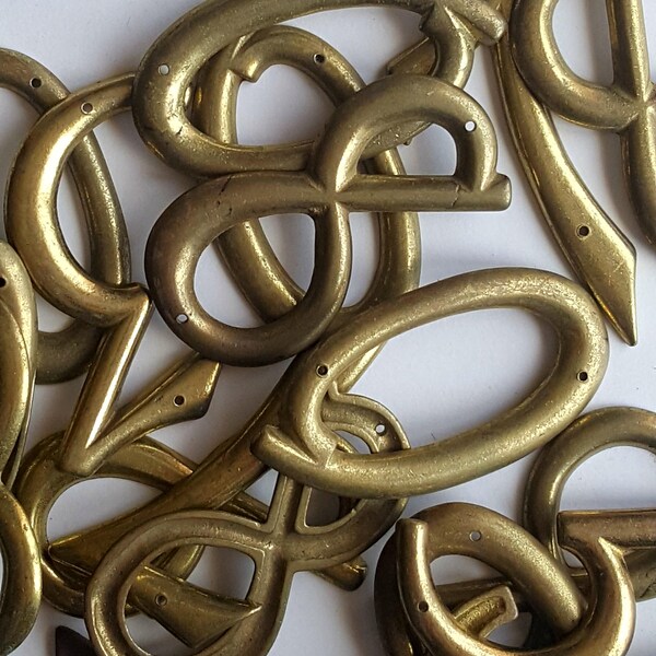 Brass House Numbers - Etsy