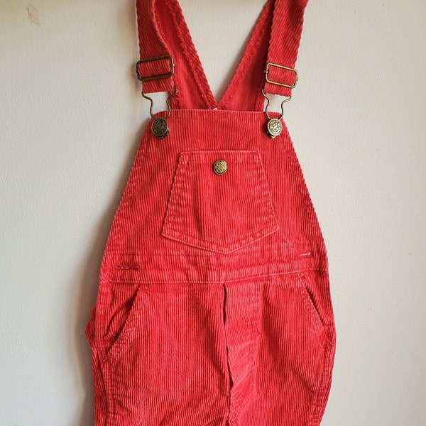 Red Overalls - Etsy