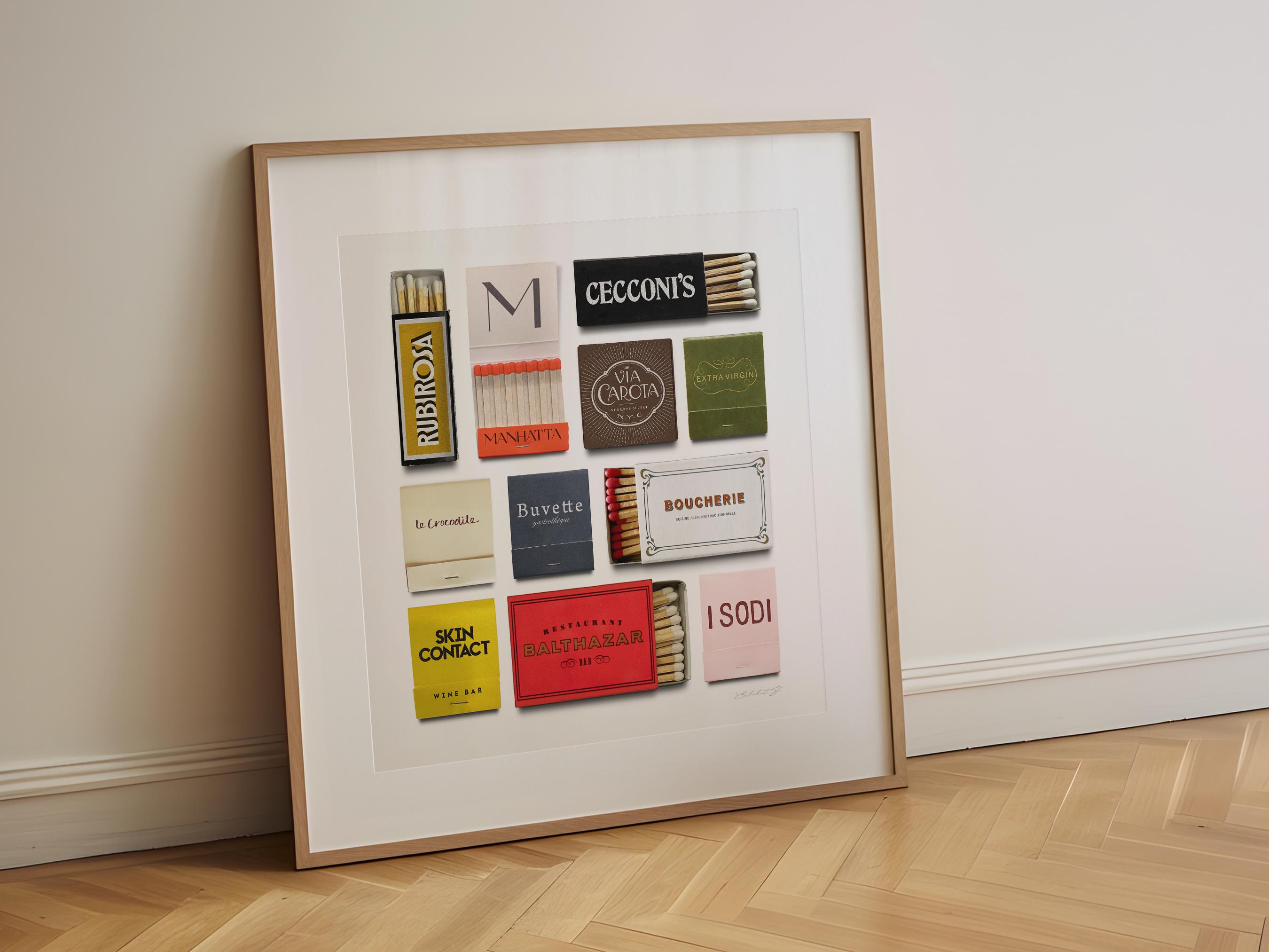 NYC Matchbox Print, New York City Matches, Trendy NYC Restaurant ...