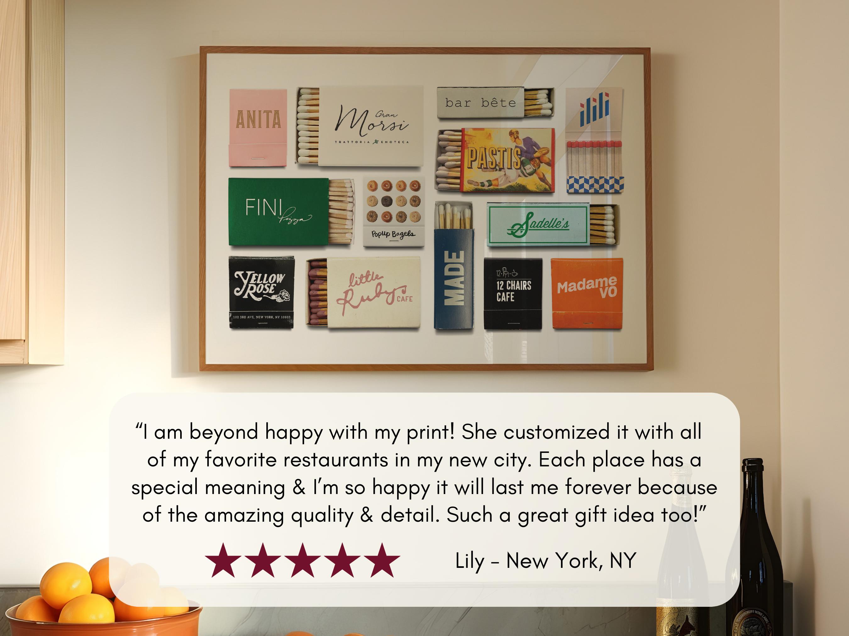 CUSTOM Single Matchbox Print, Customized Matchbook Art, Realistic Match ...