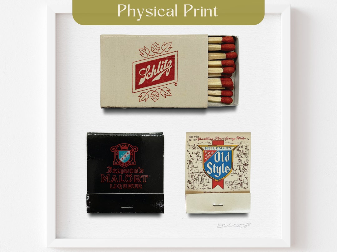 Chicago Dive Bar Matchbox Fine Art Print, Chicago Matches, Vintage ...