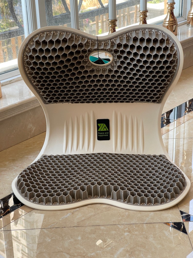 Ergonomic Polypropylene Office Chair Cushion With Honeycomb Design for ...
