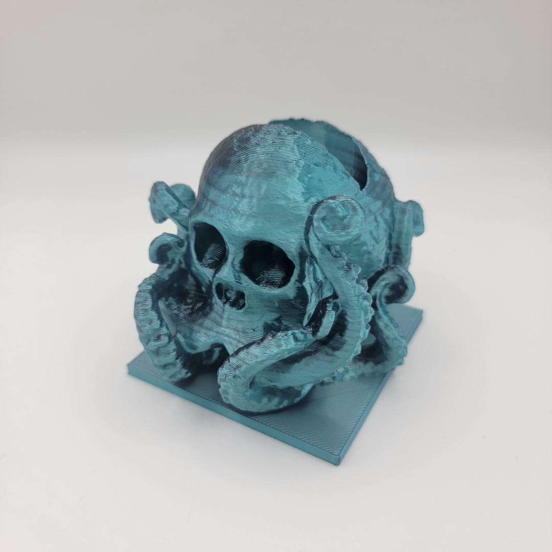 Octoskull Firestick Remote Holder: Steampunk Nautical Decor - Etsy