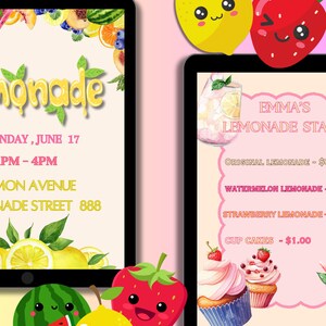 Lemonade Stand Plan Printable Digital Lemonade Stand Kit Summer ...