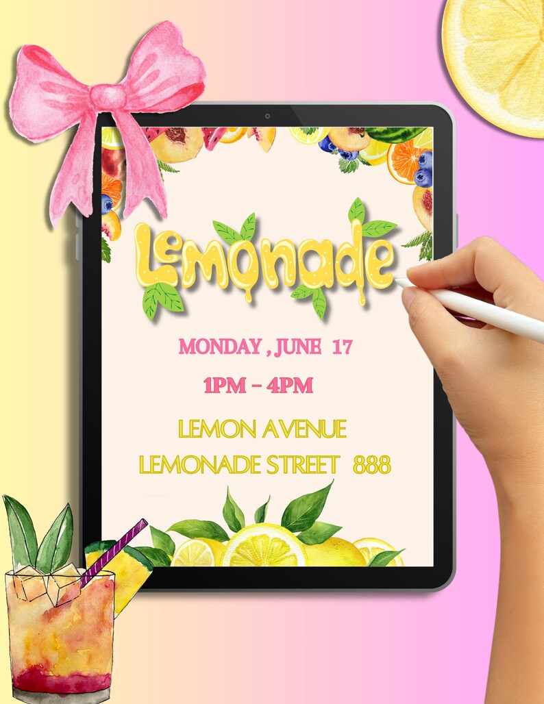 Lemonade Stand Plan Printable | Digital Lemonade Stand Kit | Summer ...