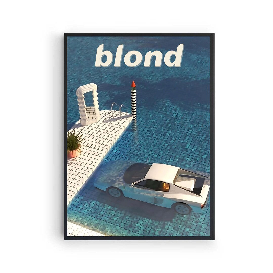 Frank Ocean, Frank Ocean Blond Poster, Frank Ocean Print, Music, Wall ...