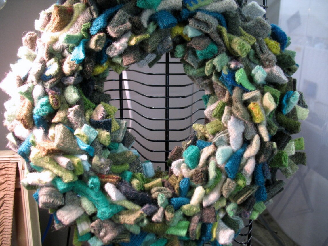 Felt Wreath Pattern Tutorial - Scrap Project - Instructions, PDF ...