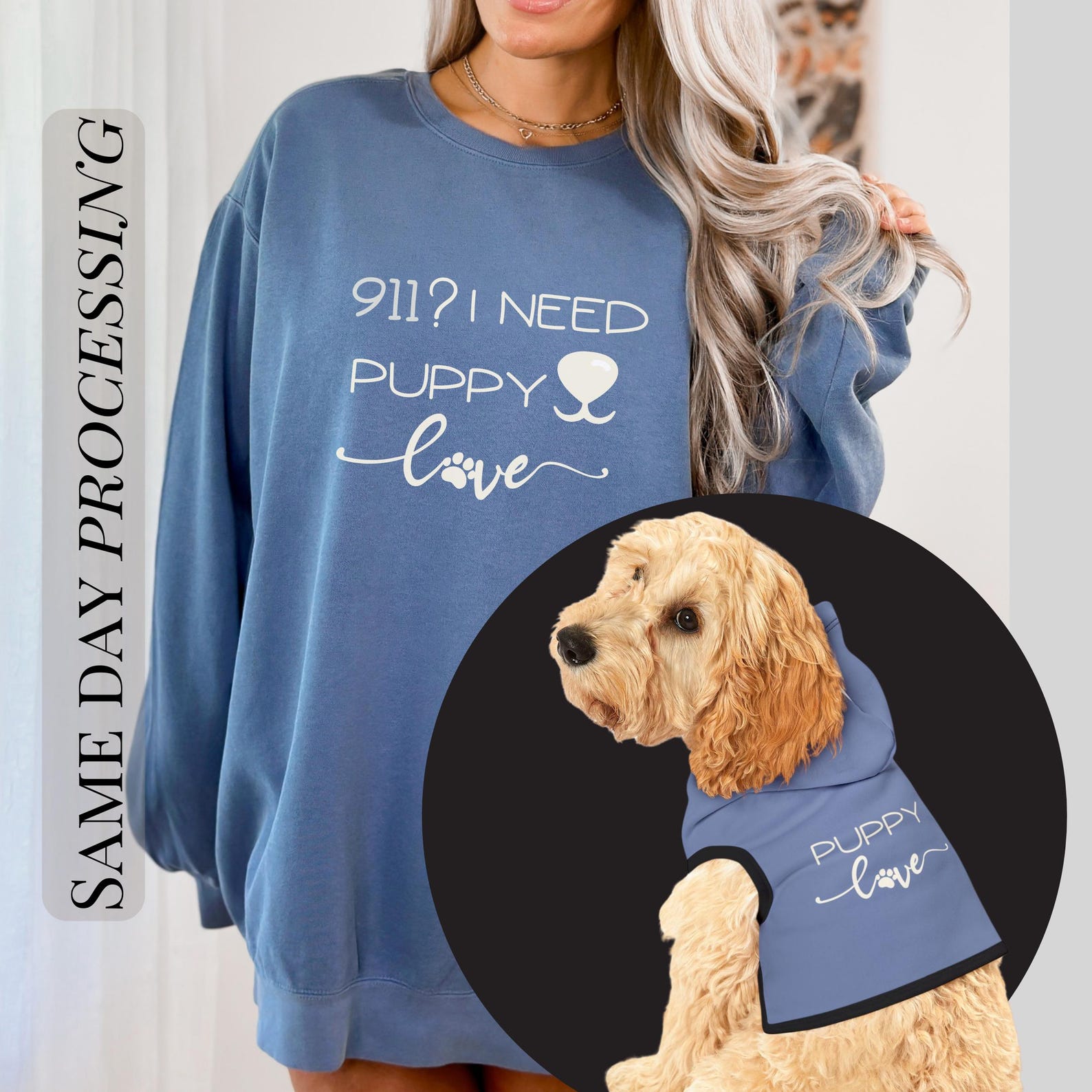 Funny Dog Owner Clothes Pet Parent Matching Sweater Dog Family Outfit ...
