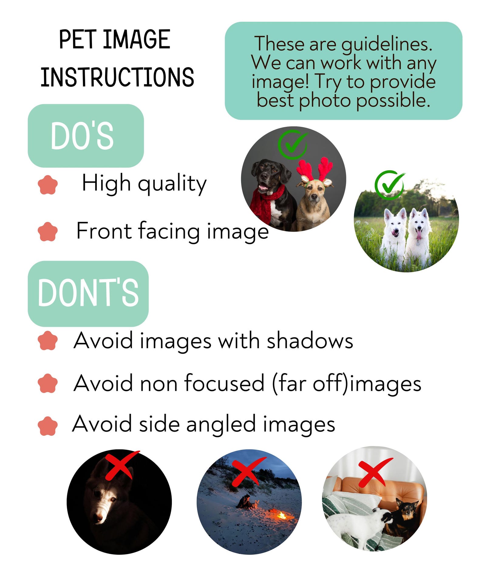 Custom Dog Pennant Personalized Pet Portrait Dog Lover Gift Wall ...