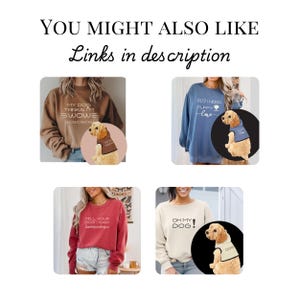Funny Dog Owner Clothes Pet Parent Matching Sweater Dog Family Outfit ...