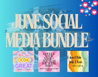 June Social Media Engagement Graphics Virtual Assistant Facebook Group ...