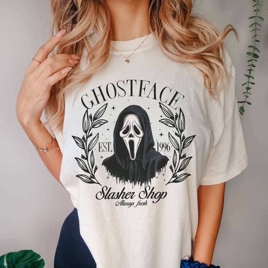 Ghostface Horror Halloween Shirt, Halloween Party 2024, Scream Vintage ...