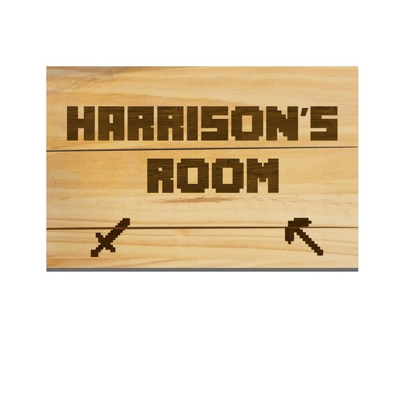 Minecraft bedroom - Etsy