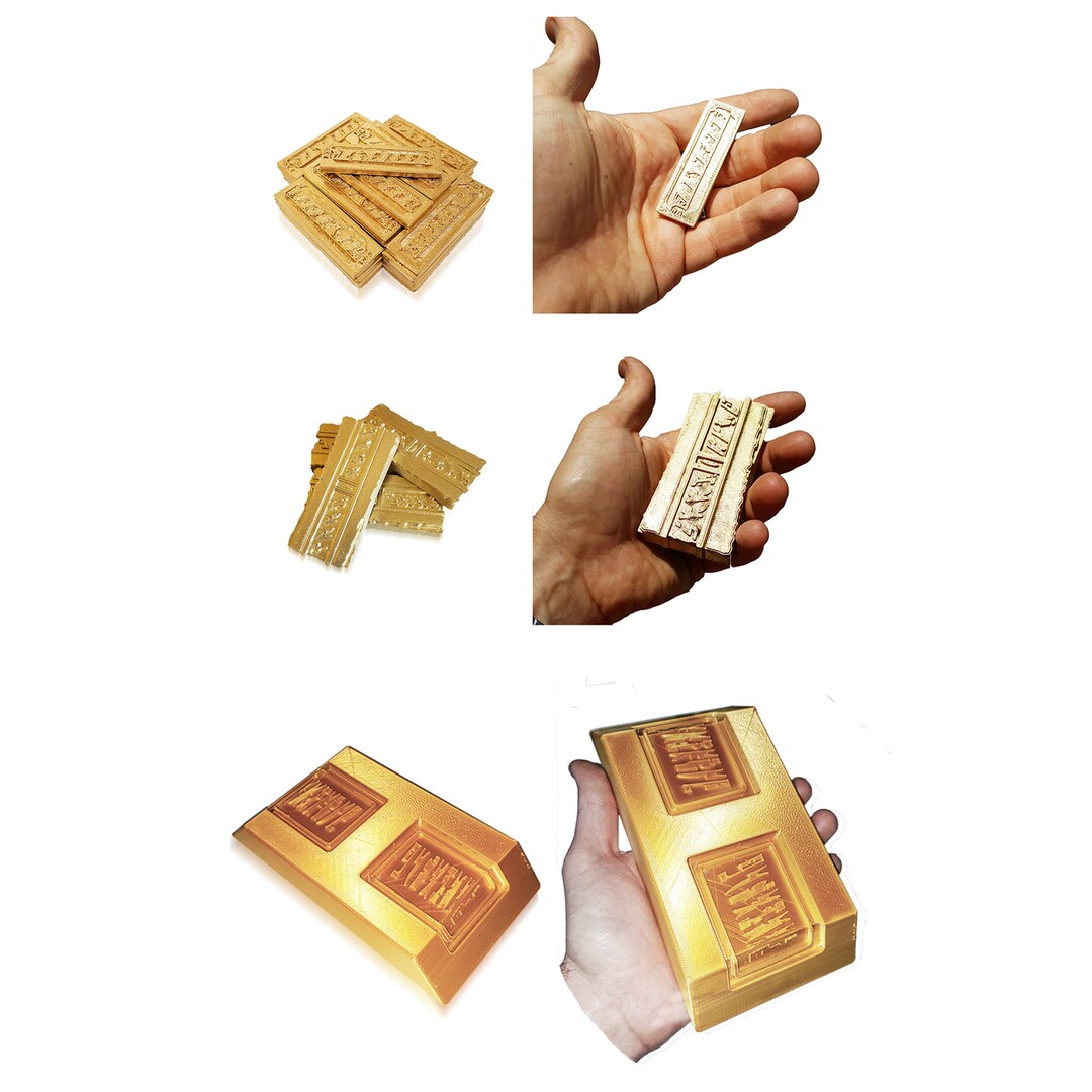 Latinum Slips, Strips, Bars and Bricks_gold Pressed Latinum_cosplay ...