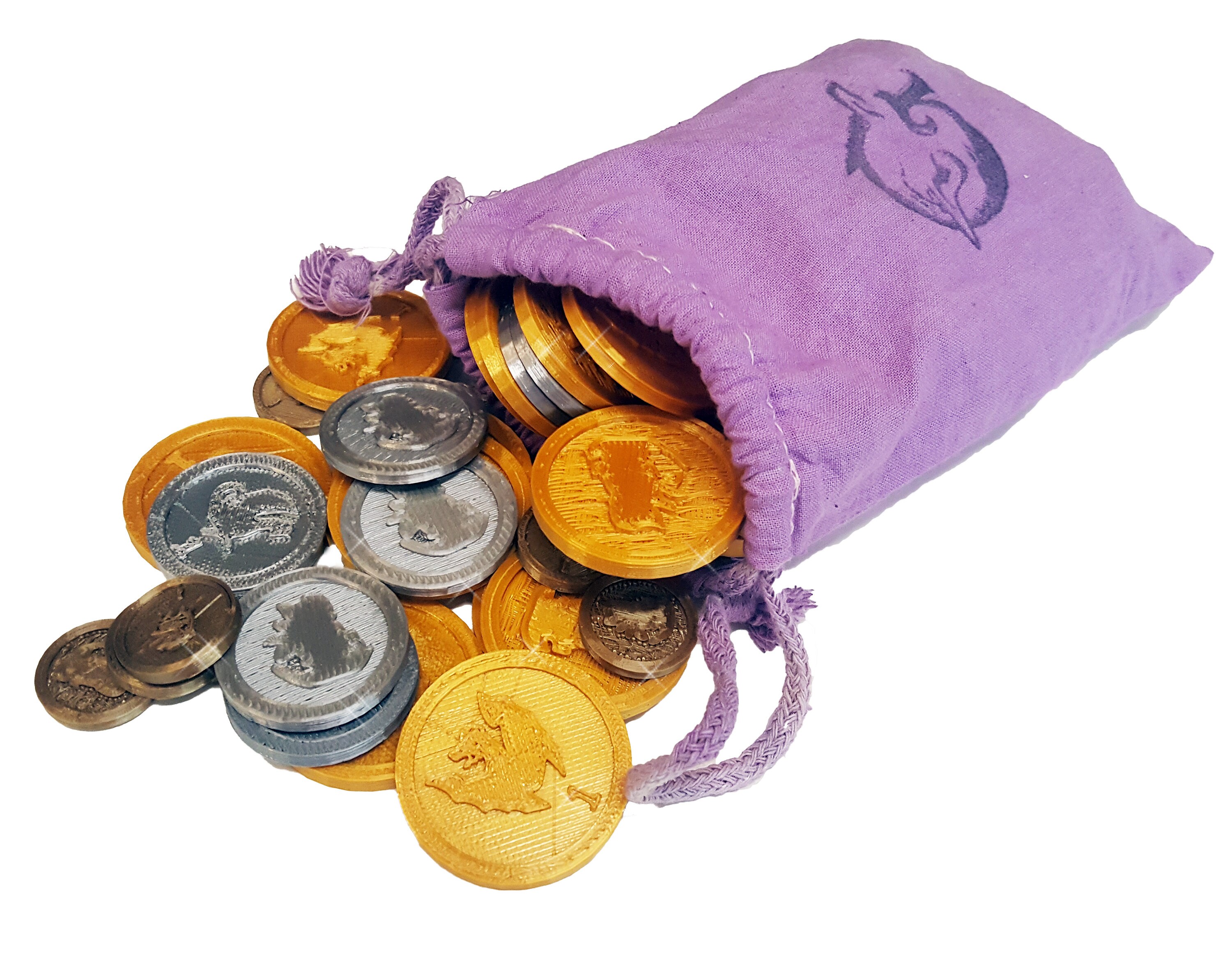 Wizard_Money_Boardgame_Cosplay_Coins Gold Silver Bronze | Etsy