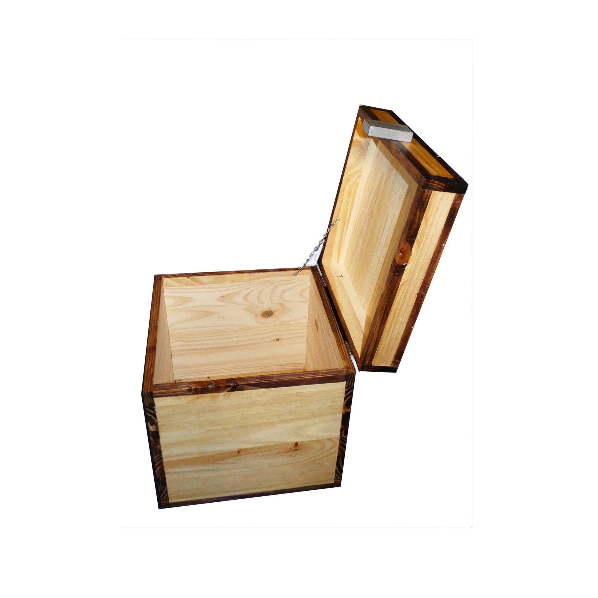 Mine-craft Inspired Trunk Double Size - Solid Wood Furniture - Etsy