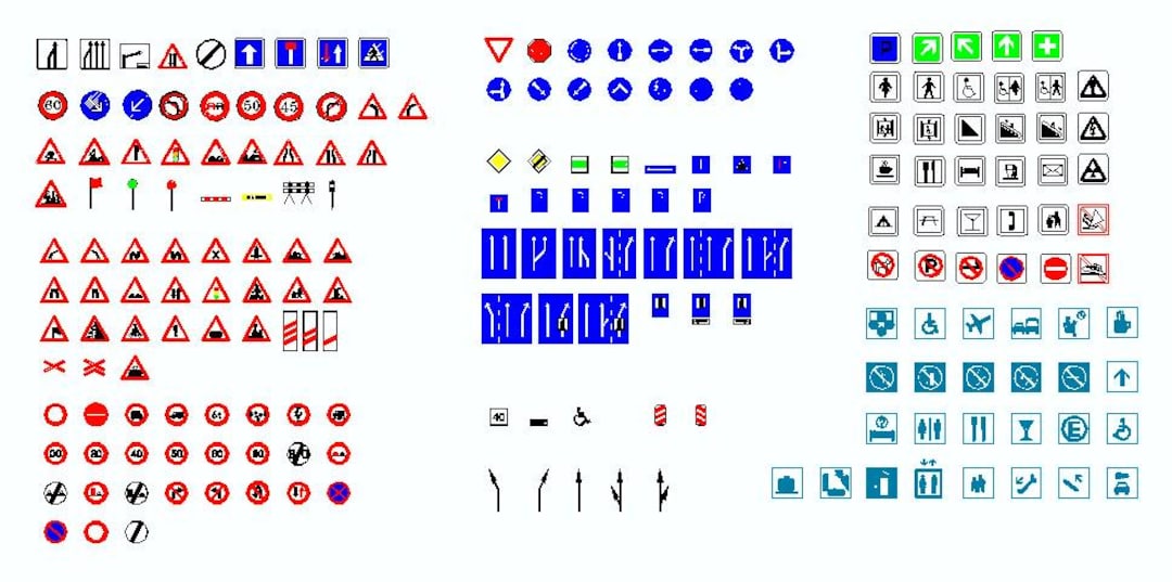 Pack Traffic Signals CAD Blocks | Compatible Autocad - Etsy